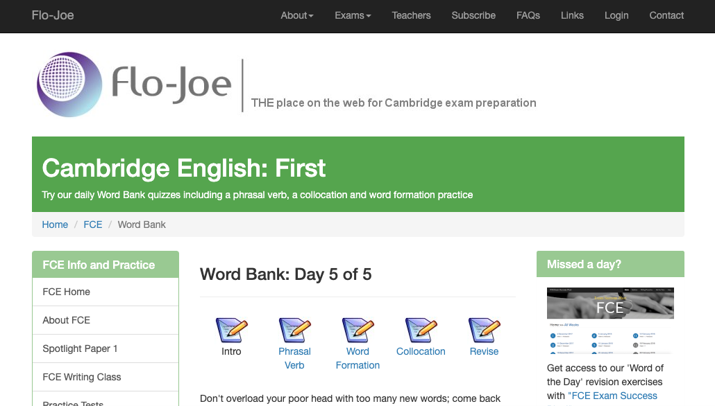 FCE Word of the Day